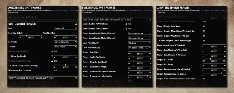 LUI Extended Settings Guide for The Elder Scrolls Online (2024) – Kalam0n
