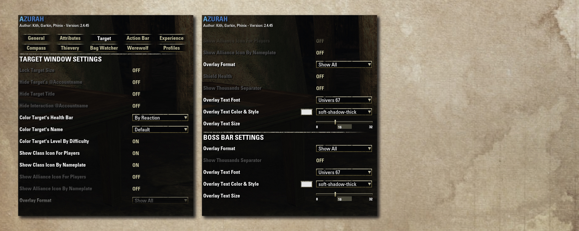 Azurah Addon Settings Guide for The Elder Scrolls Online (2024 ...